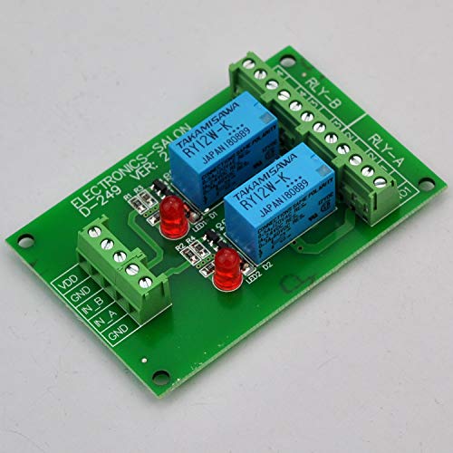 Electronics Salon 2 Dpdt Signal Relay Module Board