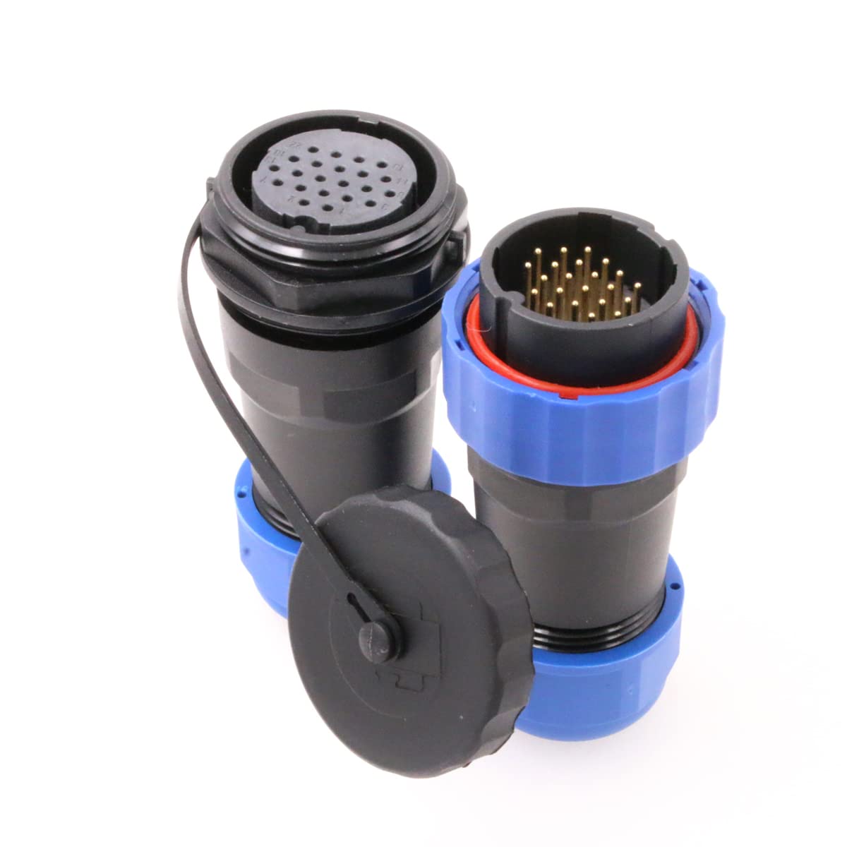 Eonvic SD28 28mm Waterproof Aviation Connector IP68 5A 250V 22Pin ...