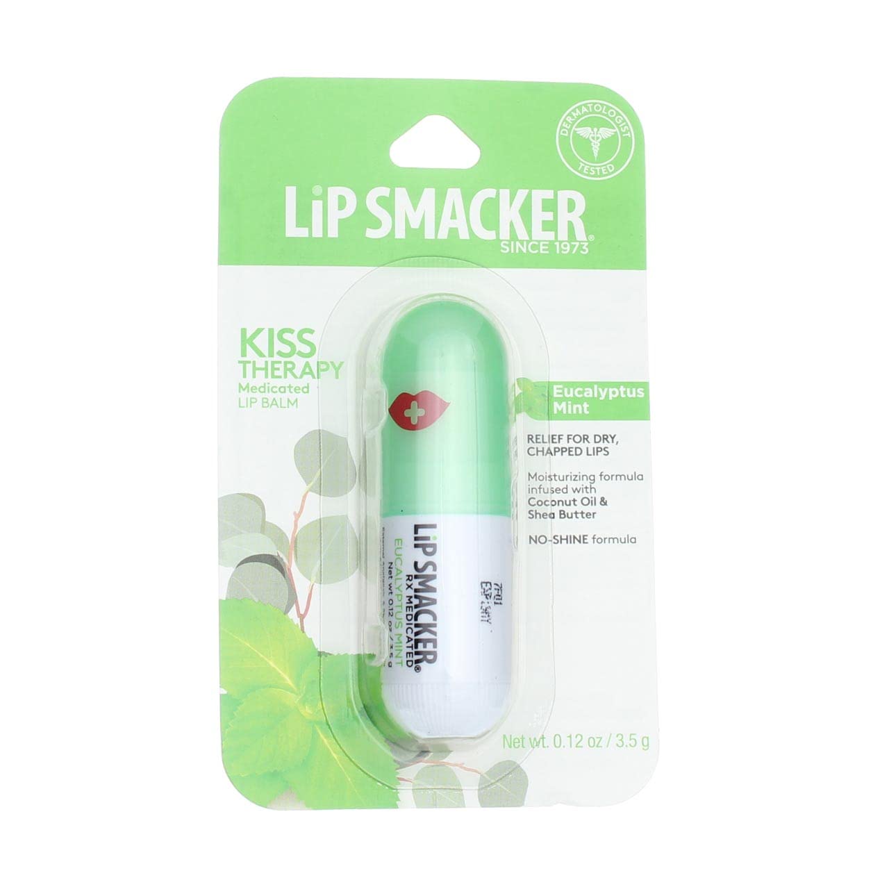 Amazon.com : Lip Smacker Kiss Therapy Medicated Lip Balm, Eucalyptus ...