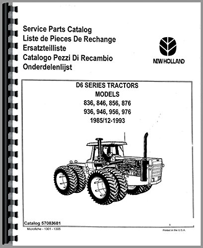 Amazon.com: Parts Manual Versatile 856 946 956 976 876 836 936 Tractor ...