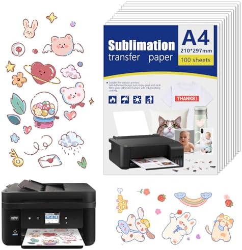 30PCS Papier Autocollant Transparent - A4 Papier Autocollant Imprimante ...