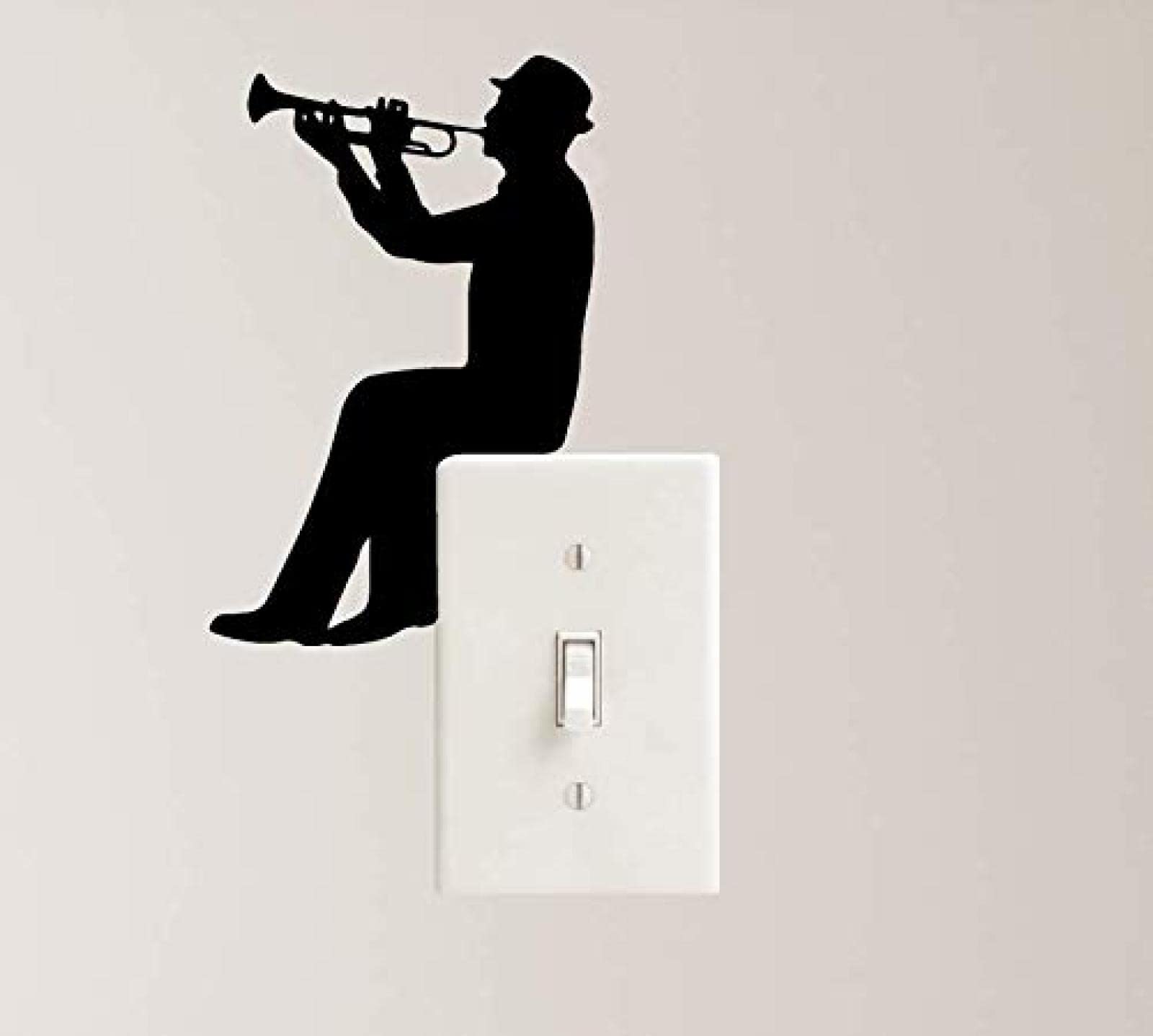 Amazon.com: 2 Pcs Trumpet Music Decal Vinyl Sticker Playing Classical ...