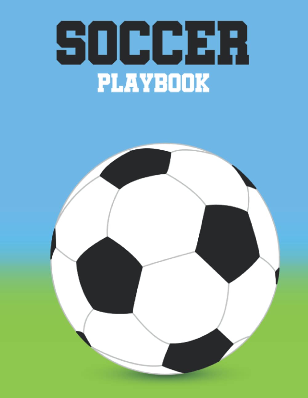 Soccer Playbook Soccer Coach Training Planner And Playbook With Field ...