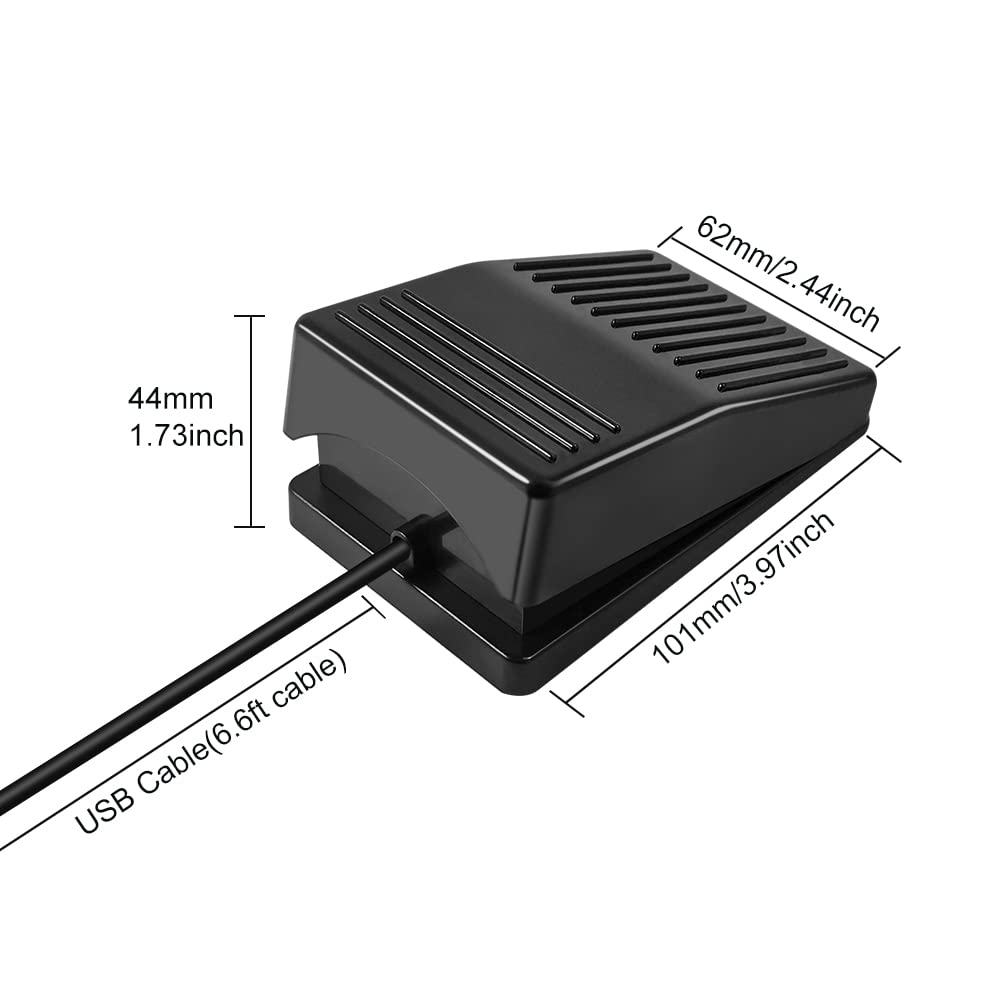 Snapklik.com : USB Foot Pedal PC Single Foot Switch Foot Control ...
