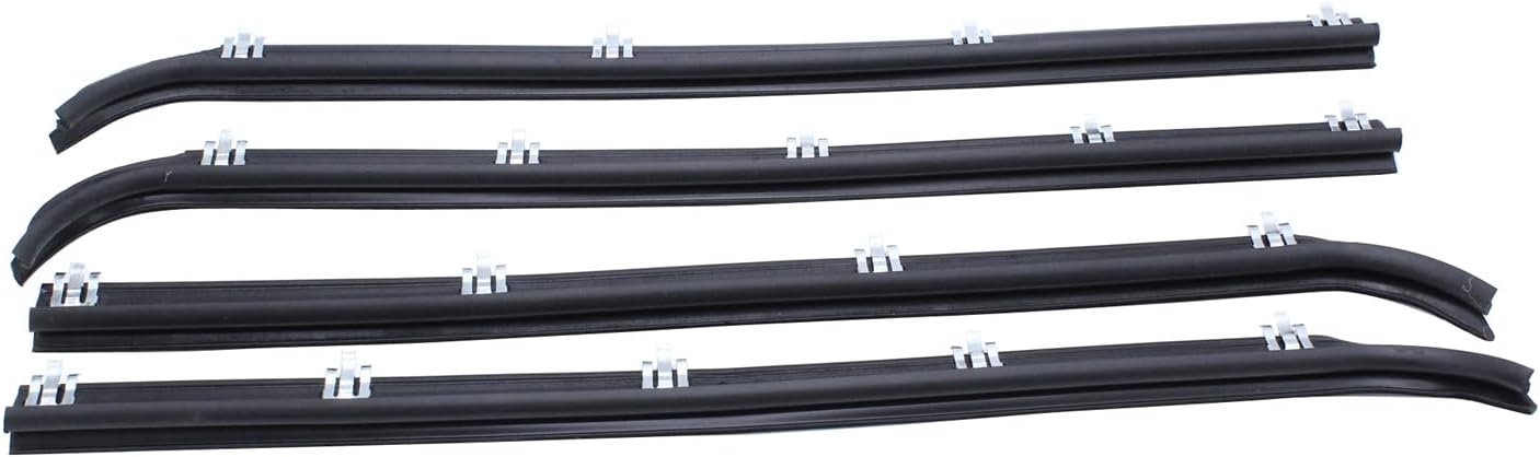 Amazon.com: Inner & Outer Window Sweep Felts Seals Weatherstrip 4 Pc ...