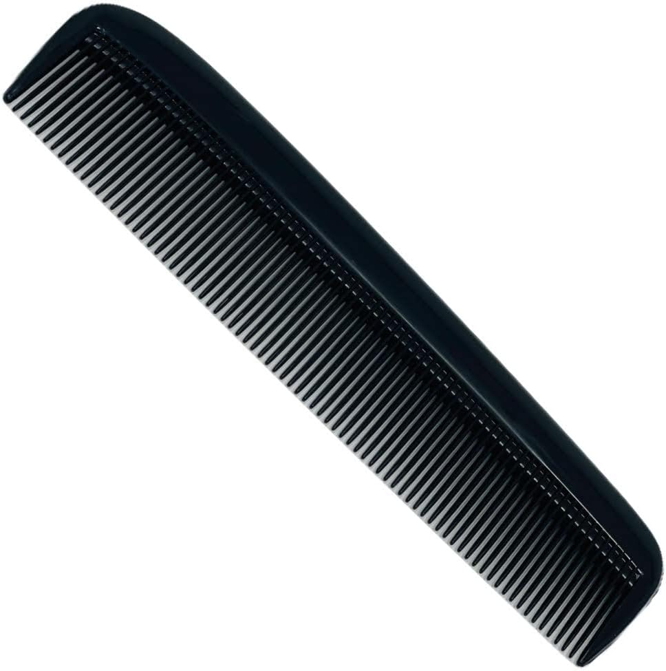 Amazon.com : Set of 5 Clipper Mate 5" Coarse Fine Pocket Comb : Hair ...