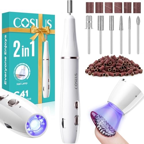 Amazon.com: COSLUS Cordless Nail Drill Electric C41(END04): 2-in-1 Nail ...