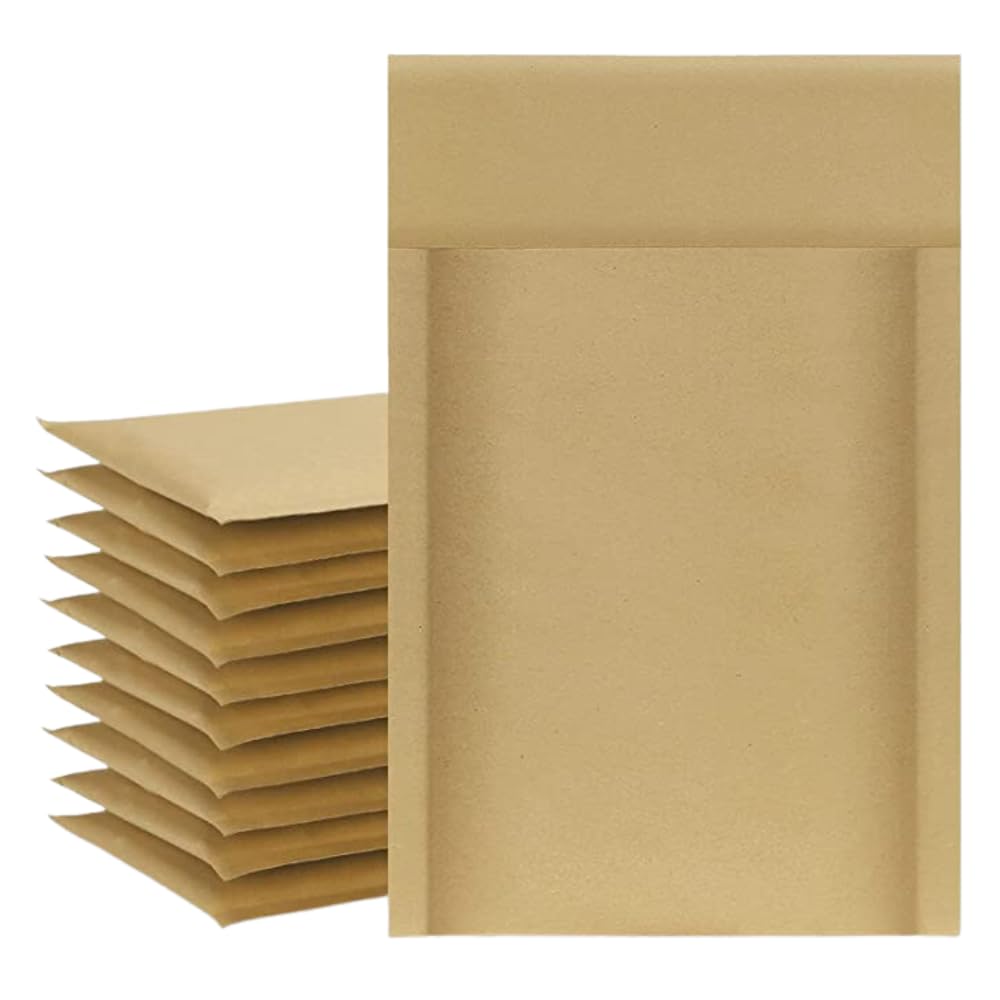 Securement kraft paper bubble lined bags/Paper Cushion padded enveloped ...