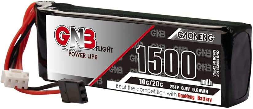 Amazon.com: GAONENG GNB 2S GAOENG Life Battery 1500mAh 6.4V 10C 20C JR ...