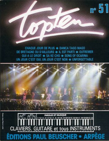 Amazon.fr - Partition : Top ten numero 51 - Collectif - Livres