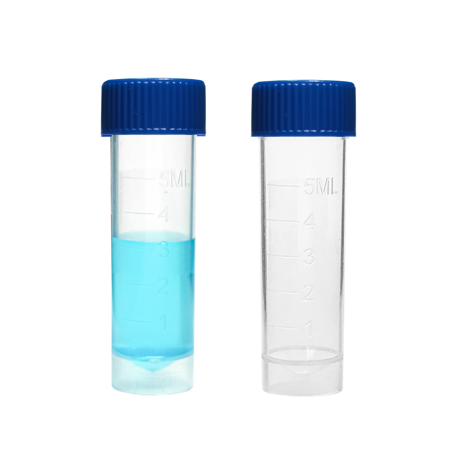 Snapklik.com : PEKYBIO Sterile Plastic Graduated Test Tubes 5ml Sample ...