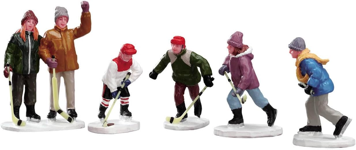 Amazon.com: Lemax The Home Team, Set of 5#42240 : Home & Kitchen
