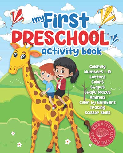 Buy My First Preschool Activity Book: Early Childhood Learning Coloring ...