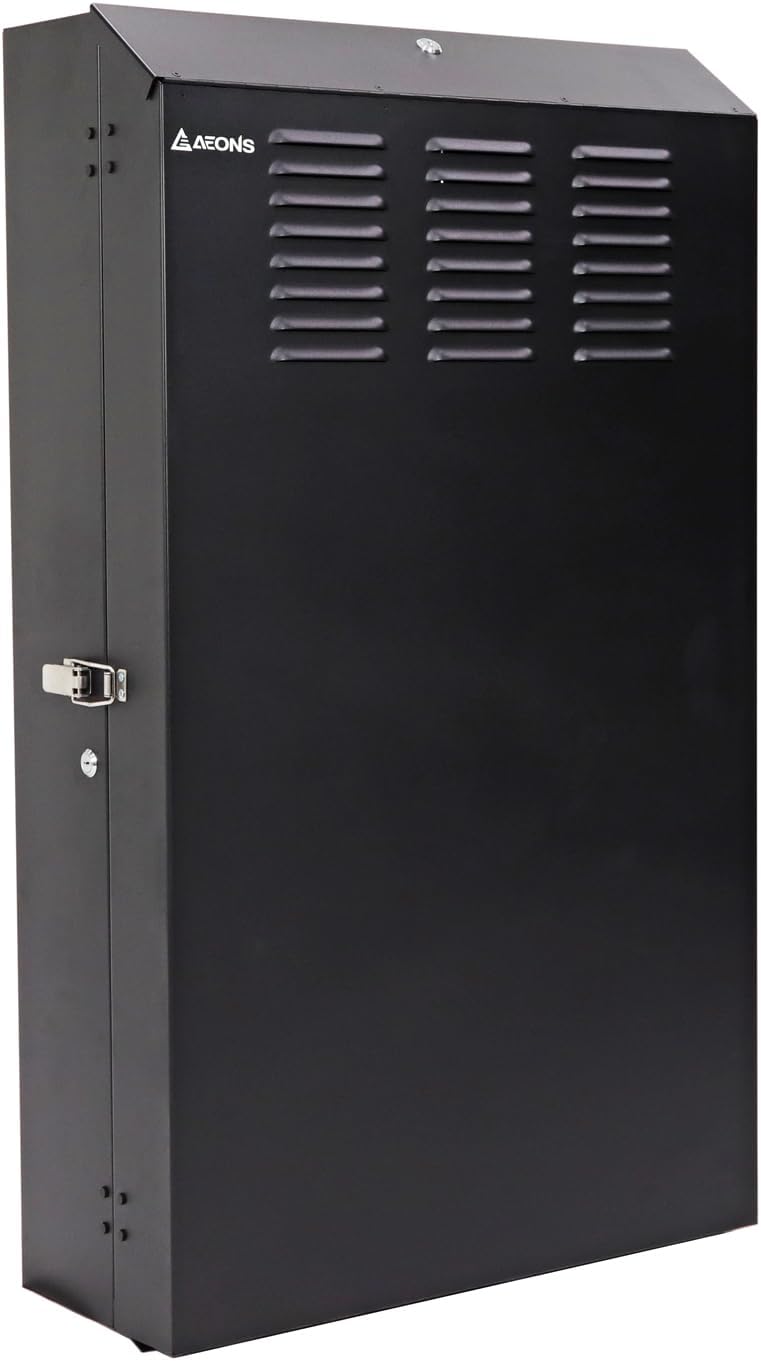 Amazon.com: AEONS 5U 19-Inch Low Profile Vertical Wall Mount Enclosure ...