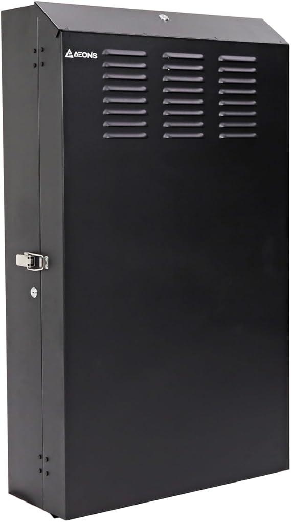 Amazon.com: AEONS 5U 19-Inch Low Profile Vertical Wall Mount Enclosure ...