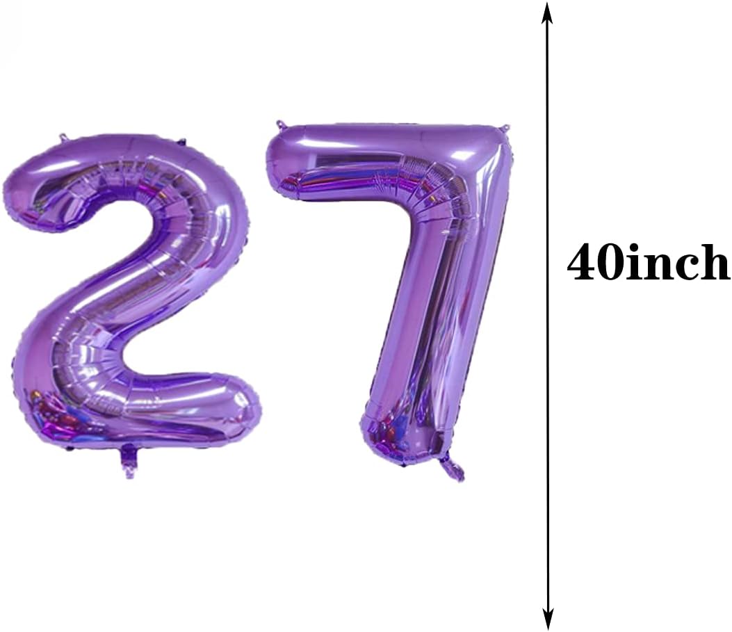 27th Birthday Decorations Happy 27th Birthday Party Decorations Pink ...