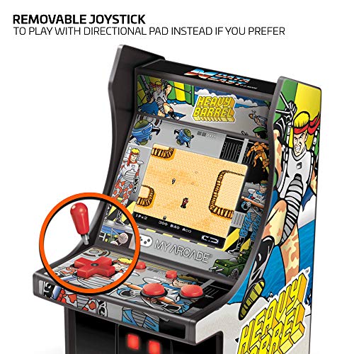 My Arcade Micro Player Mini Arcade Machine: Heavy Barrel Video Game ...