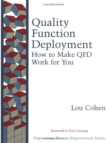 Quality Function Deployment: How to Make QFD Work for You (Engineering ...