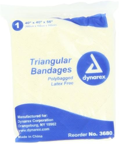 Amazon.com: Ever Ready First Aid Triangular Bandage, 40" x 40" x 56 ...