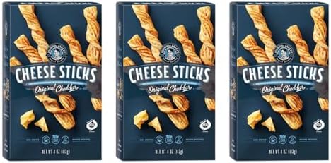 Amazon.com: JOHN MACYS Cheesesticks Original Cheddar, 4 OZ