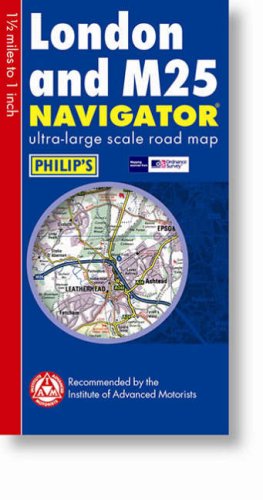 London and M25 Navigator Map: Amazon.co.uk: Maps, Philip's ...