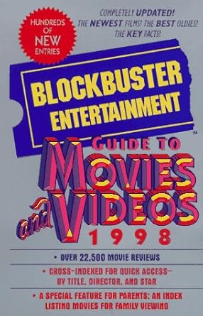 Blockbuster Video 1998: Blockbuster Entertainment: 9780440224198 ...