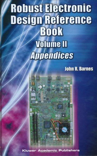 Robust Electronic Design Reference Book : Volume II: Barnes, John R.: 9781402077388: Amazon.com ...