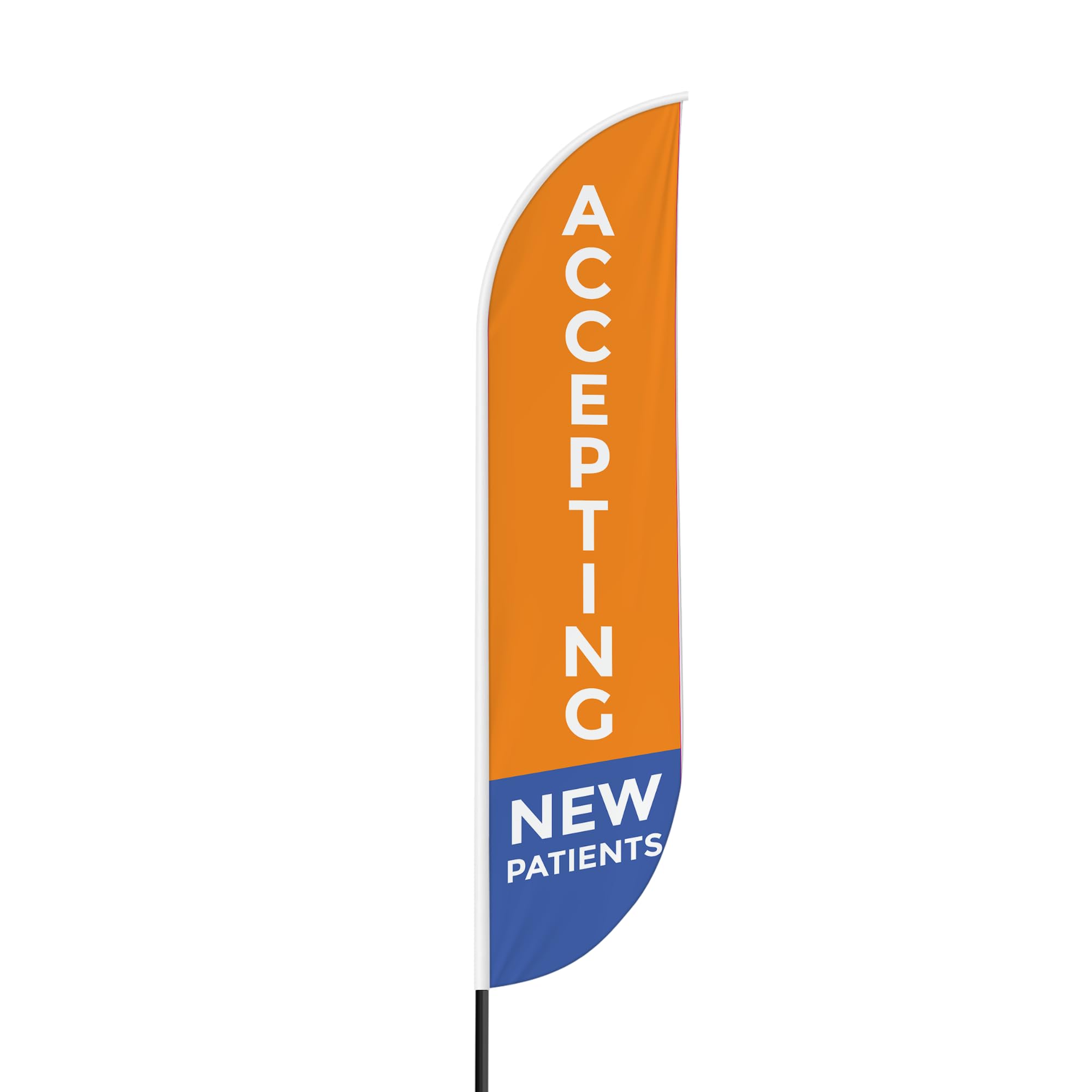 Amazon.com: Accepting New Patients Sign feather flag for Outdoor by ...