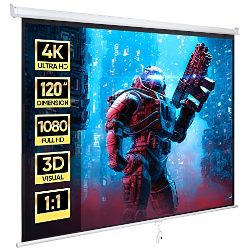 Top 10 Best Outdoor Retractable Projector Screen : Reviews & Buying ...