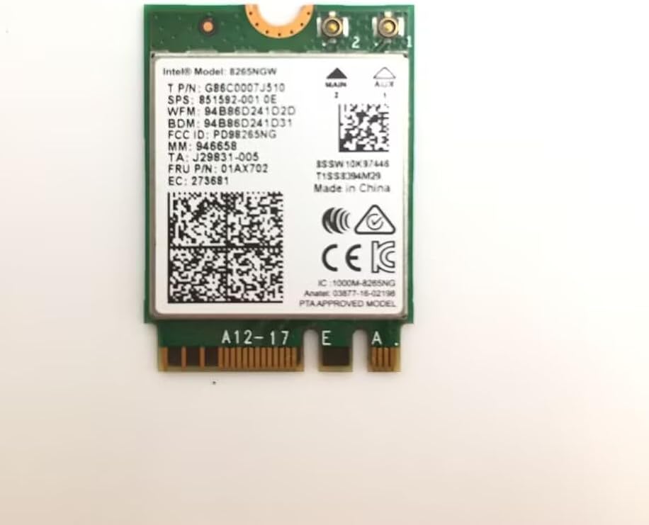 Amazon | 【整備済み品】インテル Intel Dual Band Wireless-AC 8265 5GHz/2.4GHz 802 ...