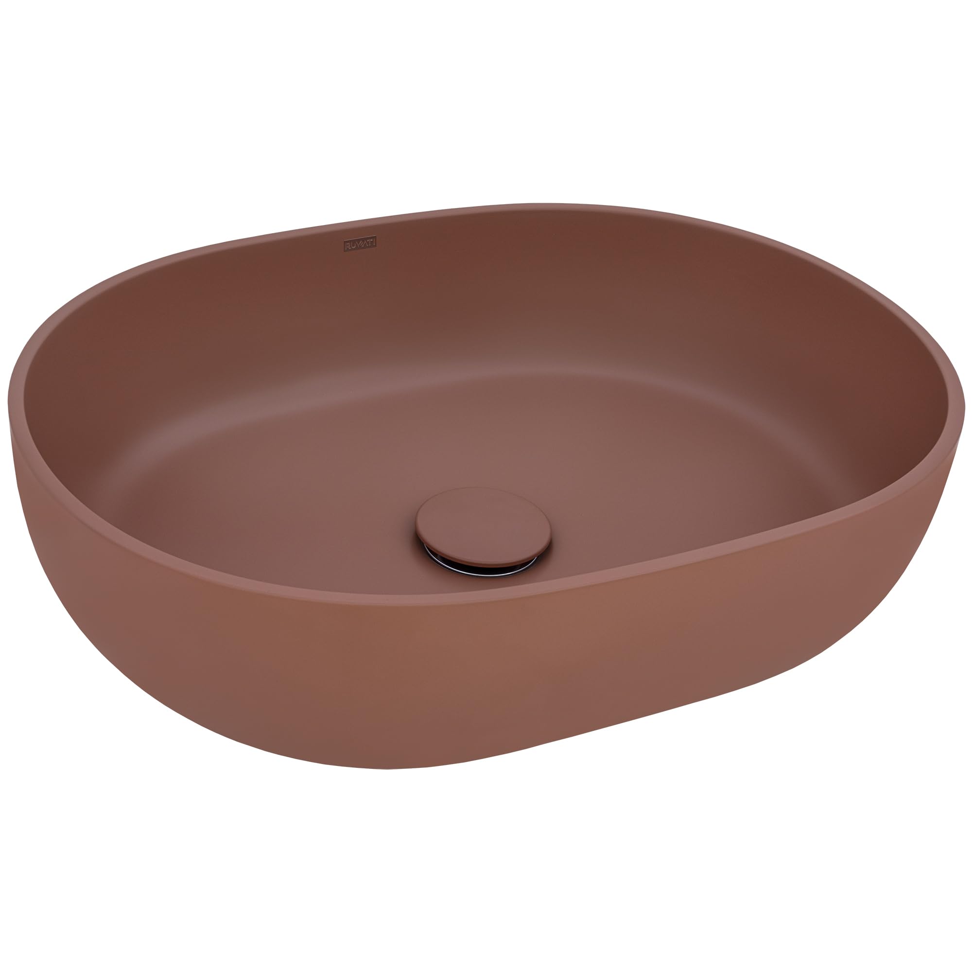 Snapklik.com : Ruvati 19-inch Sedona Clay Pink epiStone Solid Surface ...