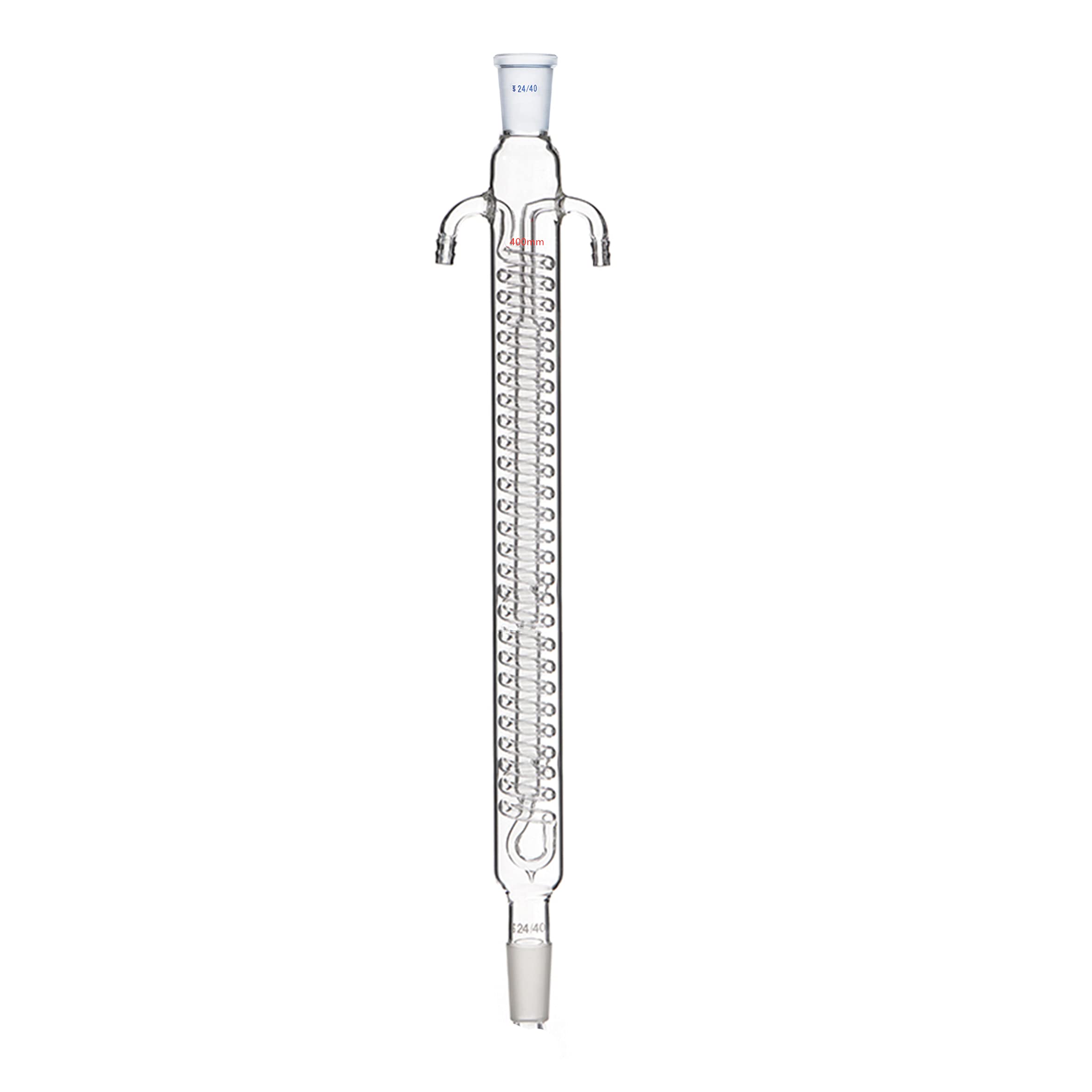 Bent Glass Oil Burner Pipe 400mm 24/29 Joint Lab Air Borosilicate Glass ...
