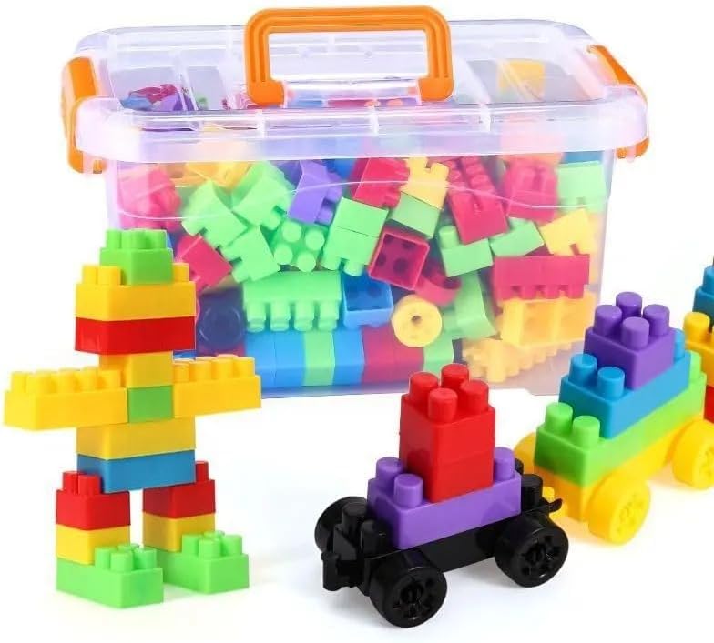 ARIZON ENTERPRISE Plastic Building Blocks Game Toy Set: Perfect For ...