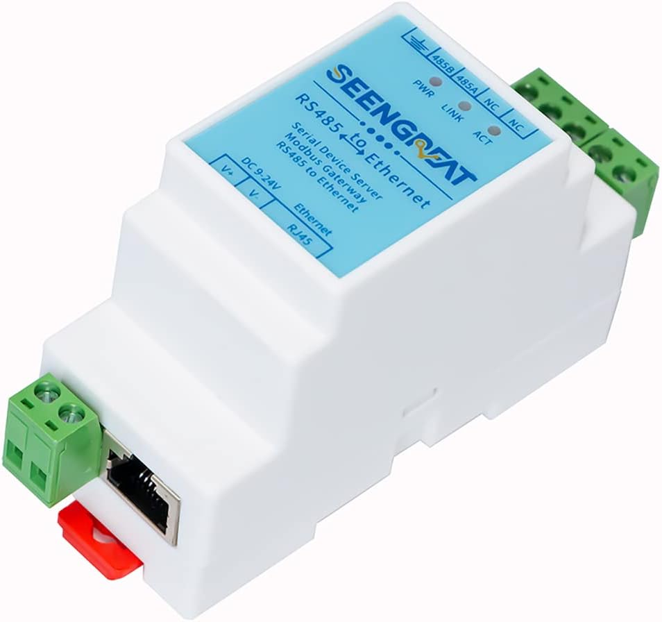 XICOOLEE RS485 to RJ45 Ethernet Module, Rail Guide RS485 Converter ...