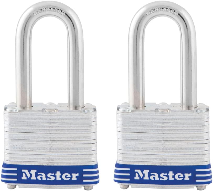 Master Lock M50XD Magnum Heavy Duty Stainless Steel Discus Padlock with ...