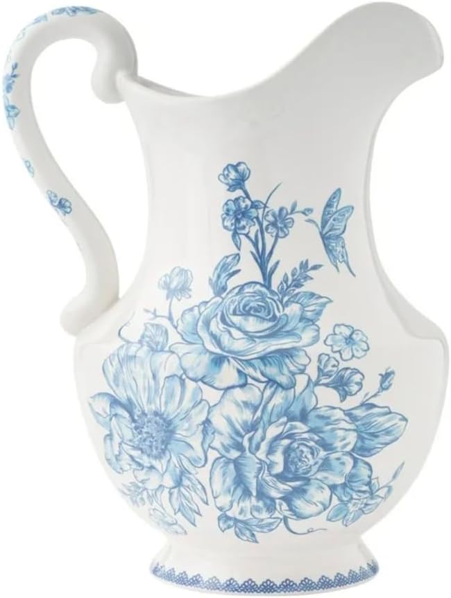 Amazon.com: Pioneer Woman Agatha Stoneware 2-Quart Pitcher (blue ...