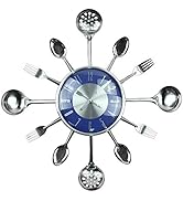 Amazon.com: Timelike Kitchen Wall Clock, 3D Removable Modern Creative ...