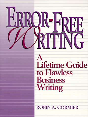 Amazon.com: Error-Free Writing: A Lifetime Guide to Flawless Business ...