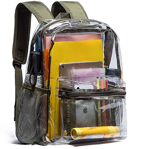 Snapklik.com : Vorspack Clear Backpack Heavy Duty PVC Transparent Backpack