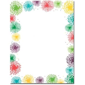 Amazon.com : FIREWORKS STATIONERY PAPER - 40 Count : Cardstock Papers ...