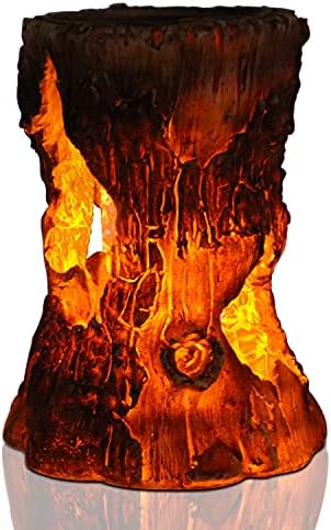 Amazon.com: Globalstore 3D LED Fake Fire Flames Effect Light, 110V ...