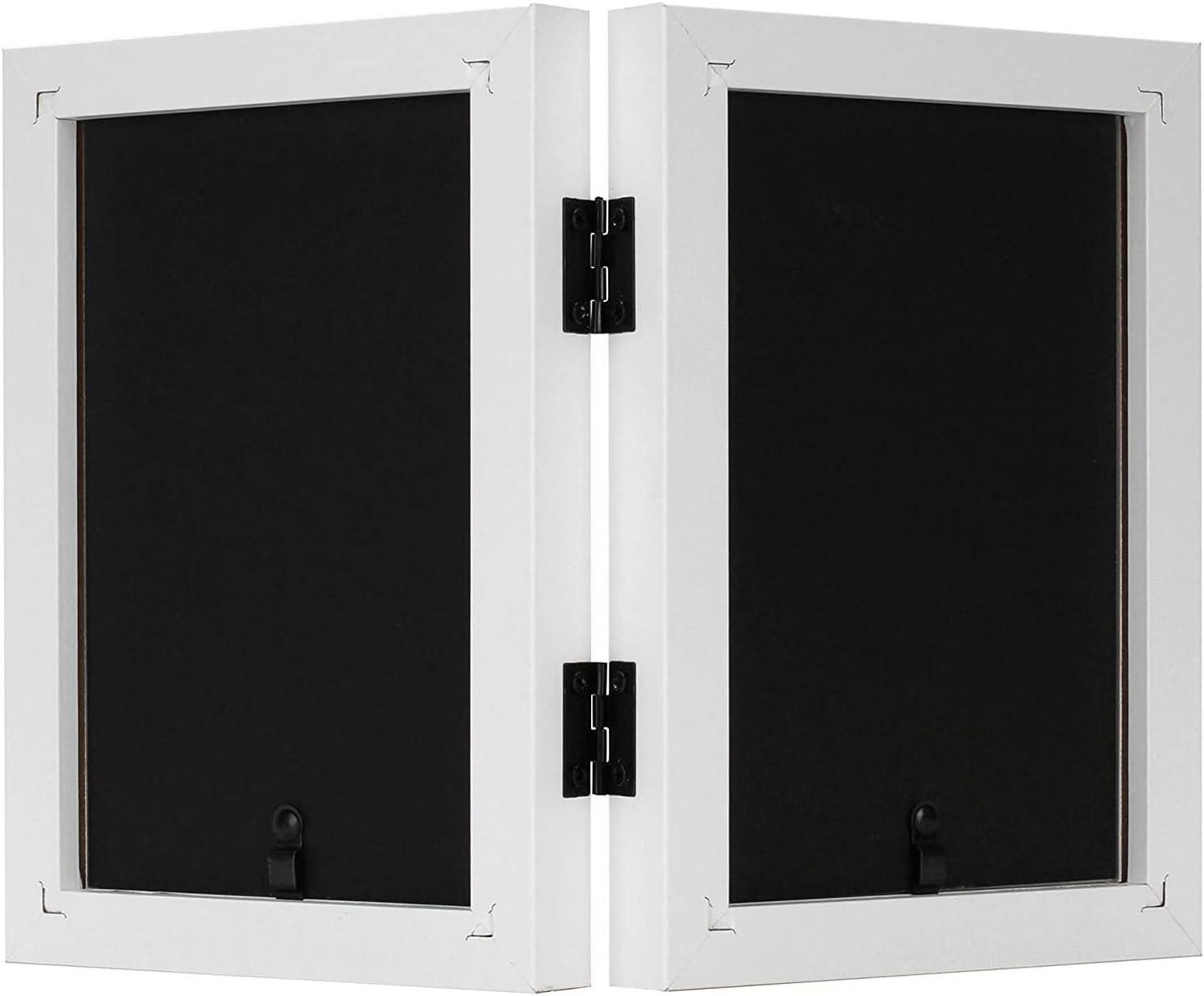 Frametory 4×6 Double Hinged Picture Frame Displays Two Pictures, Stands ...