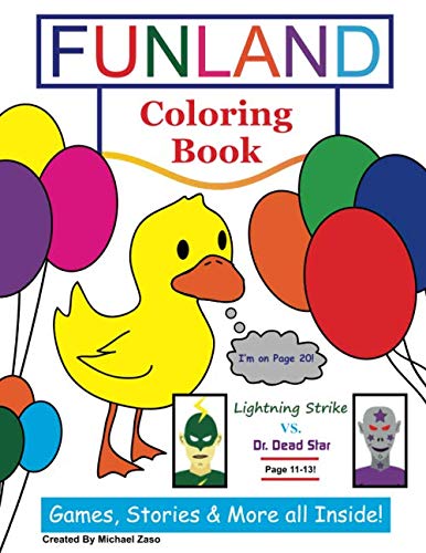 Funland Coloring Book (Volume 1): Zaso, Michael: 9781096752295: Amazon ...