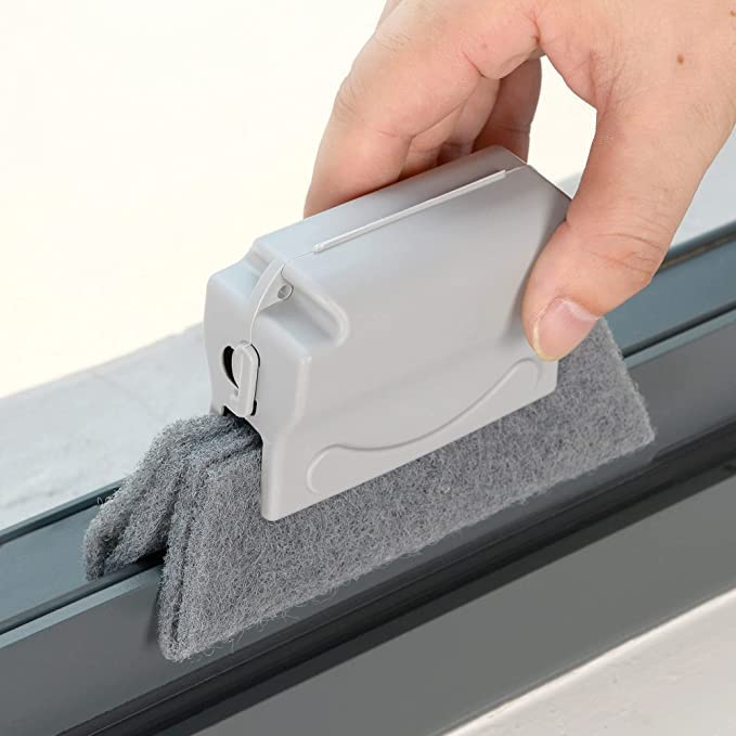 Plastic Window Groove Frame Cleaning Brush, Hand-held Window Slot ...