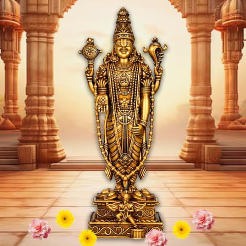 Buy The Himalayan River Tirupati Balaji Venkateshwara Murti Idol Statue ...