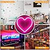 Amazon.com : VIFULIN Neon Heart Lights - Pink LED Heart Lamp ...