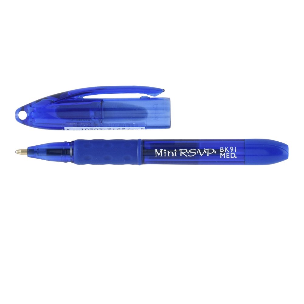 Amazon.com : Pentel Mini RSVP Pen Blue, Each : Office Supplies : Office ...