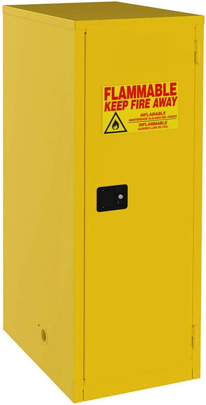 Amazon.com: UOIENRT 18"x18"x35.4" Safety Storage Cabinet, Flammable ...