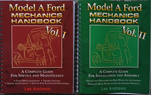 FULLY ILLUSTRATED MODEL A FORD MECHANICS REPAIR SHOP & SERVICE MANUAL 2 ...