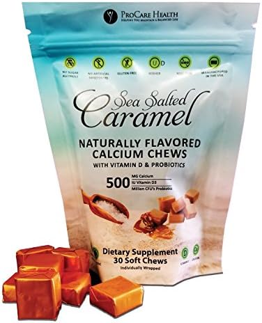 Amazon.com: ProCare Health | Calcium Soft Chew | Sea Salted Caramel l ...